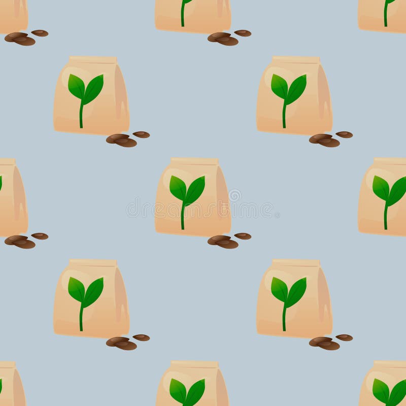 Seeds seamless pattern stock vector. Illustration of repeating - 138914723