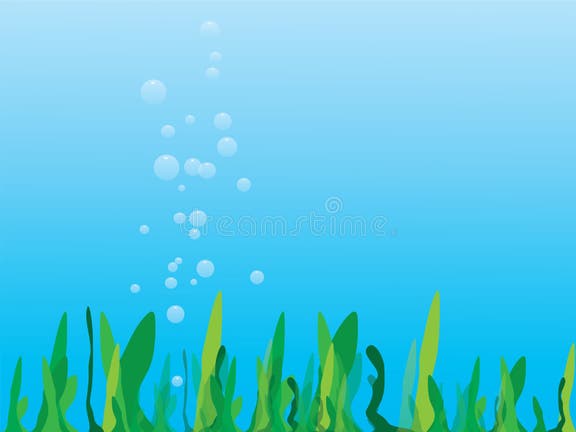 Seegras vektor abbildung. Illustration von gras, ozean - 4363983