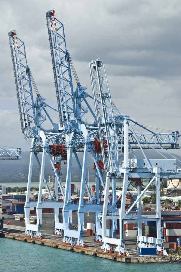 Seehafen, Guadeloupe stockbild. Bild von ozean, ladung - 21688207