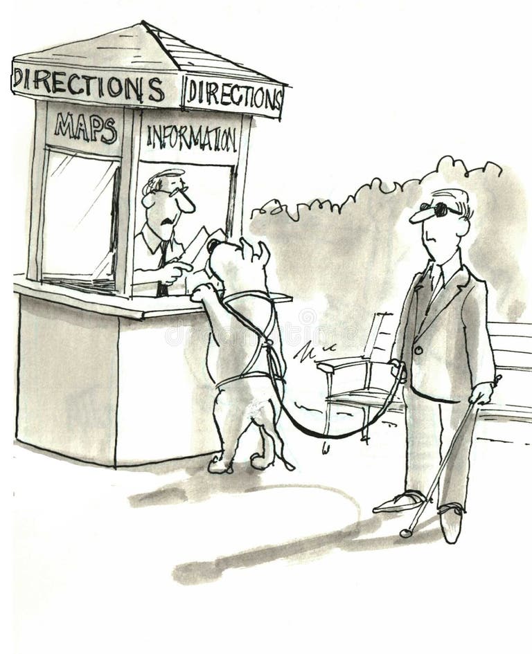 Seeing Eye Dog Stock Illustrations – 269 Seeing Eye Dog Stock ...