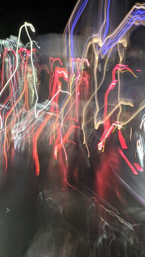 Seeing the Light of a Night Lamp when Dizzy Stock Image - Image of ...