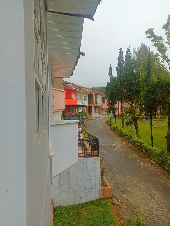 View of the Other Villas from the Side Stock Image - Image of ...