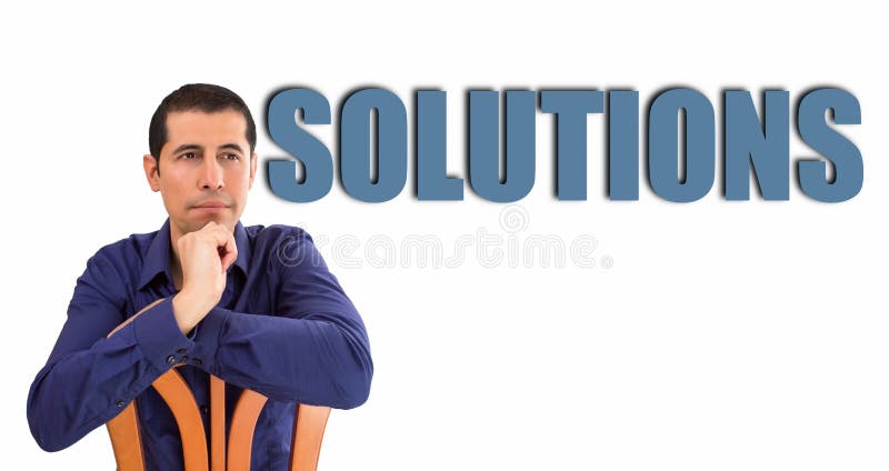 Seeking solutions stock image. Image of businessperson - 46948519