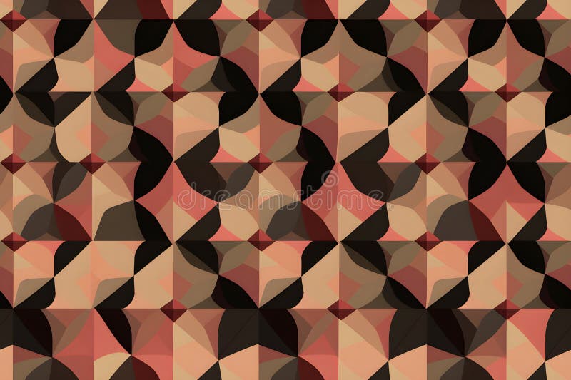 Seemless Geometric Pattern. AI Generated Stock Illustration ...