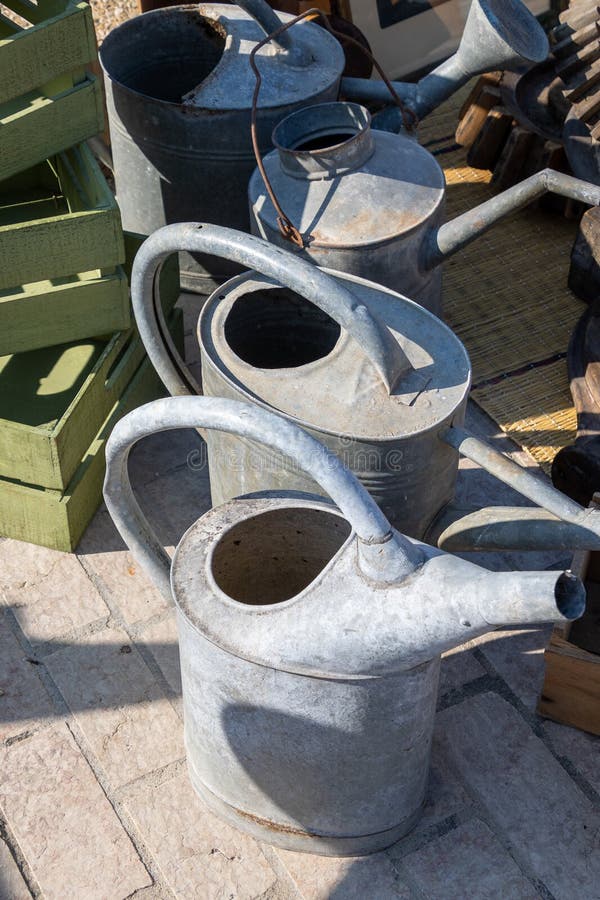 Seen from an Outdoor Garage Sale with Different Objects Stock Photo ...