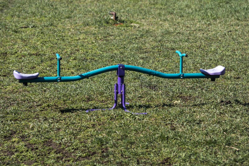 The Seesaw is a Children S Toy Stock Image - Image of outdoors, bonding ...