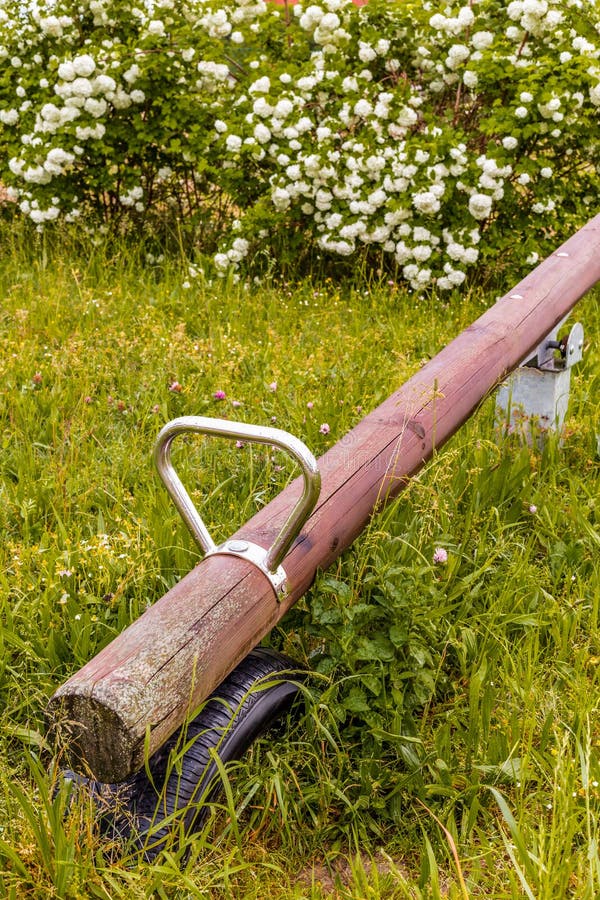 Seesaw stock image. Image of outdoor, recreation, isolated - 70815331