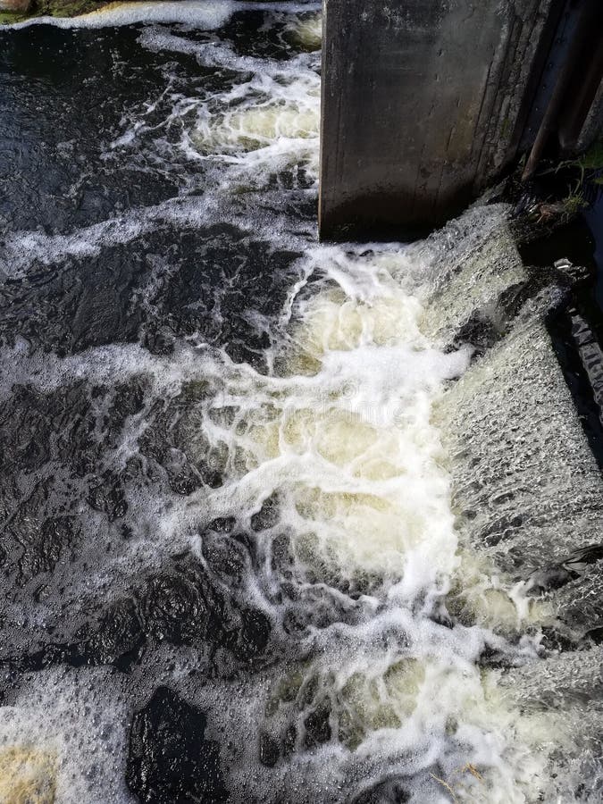 The Seething River Flows Down Stock Photo - Image of seething, water ...