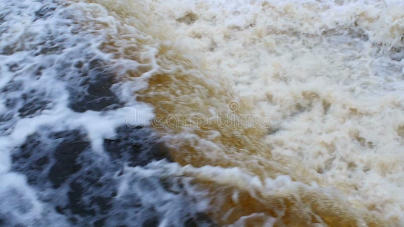 Seething Waterfall Mighty Rushing Falling Stream Stock Footage - Video ...