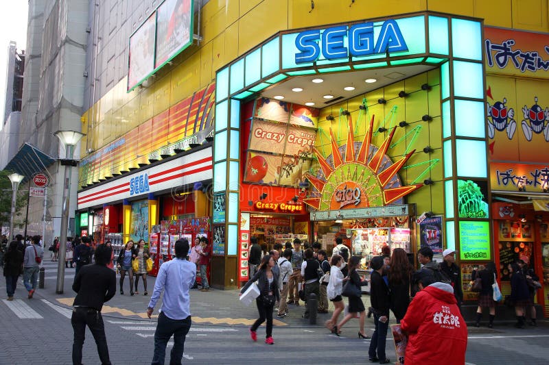 Sega in Ikebukuro, Tokyo editorial image. Image of shop - 26390435