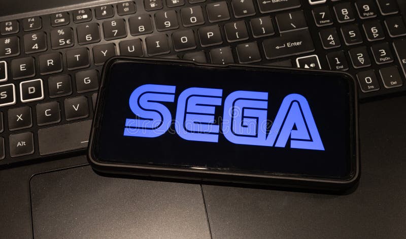 Sega Logo on Mobile Phone , Sydney Australia July 30 2022 Editorial ...