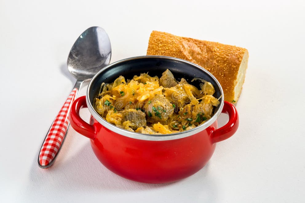 Segedin Goulash-cabbage Stew with Beef Stock Image - Image of meal ...