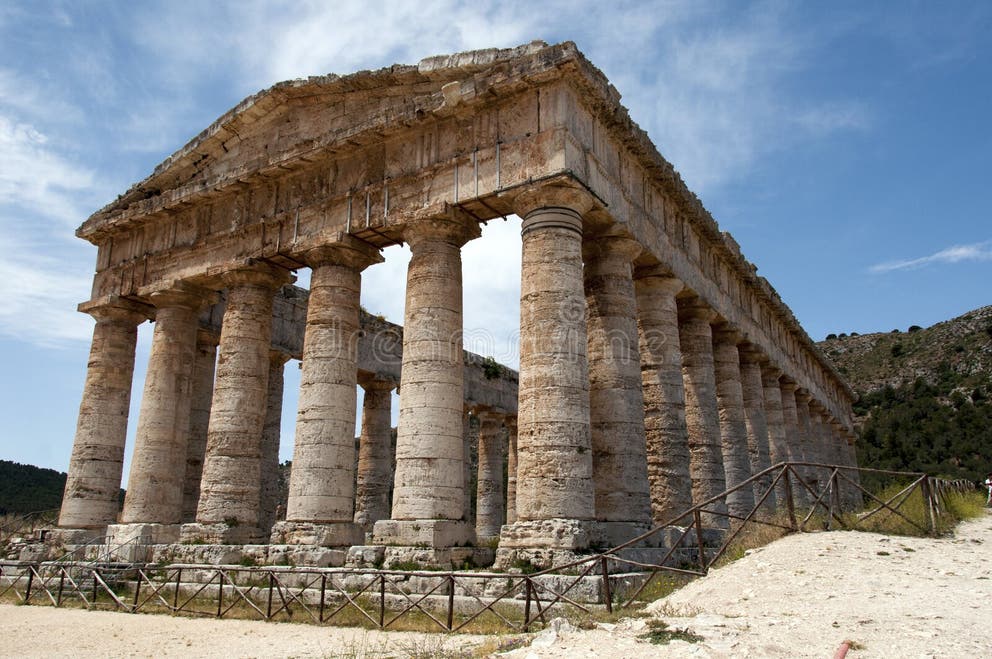 Segesta greek temple stock photo. Image of corinthian - 26269078