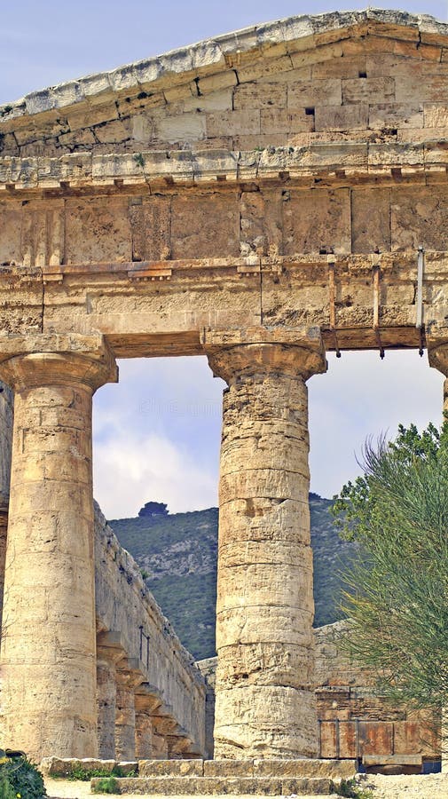 Segesta Greek Temple 4 stock photo. Image of historic - 1704774