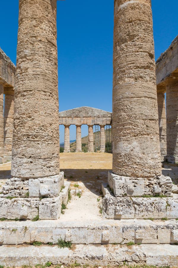 Segesta greek temple stock photo. Image of calatafimi - 99356770