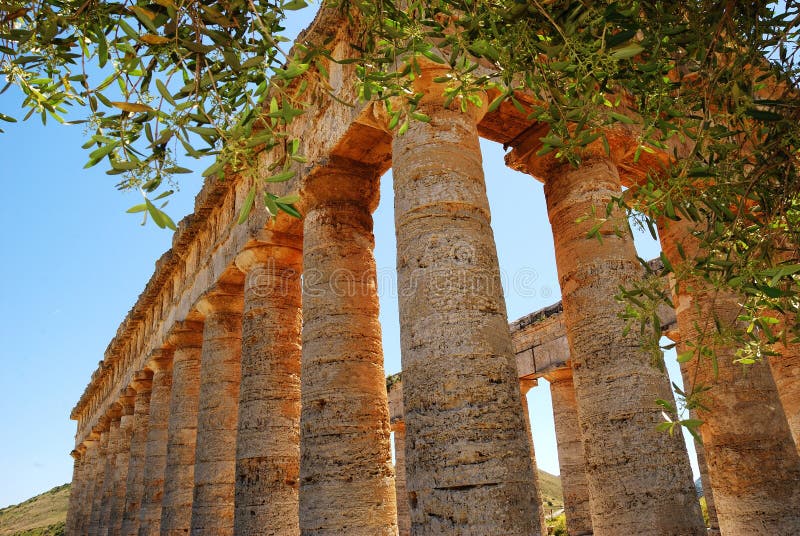 Segesta - Sicily stock photo. Image of ages, castellammare - 82268664