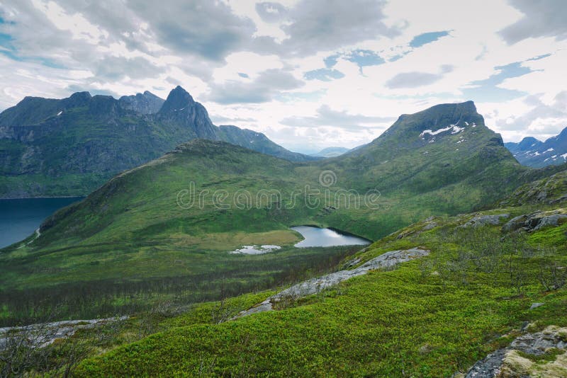 Segla Mountain, Senja, Norway Stock Image - Image of outlook, island ...