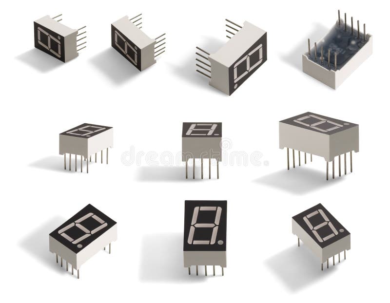 7 Segment 1 Digit Led Diplay Stock Photos - Free & Royalty-Free Stock ...
