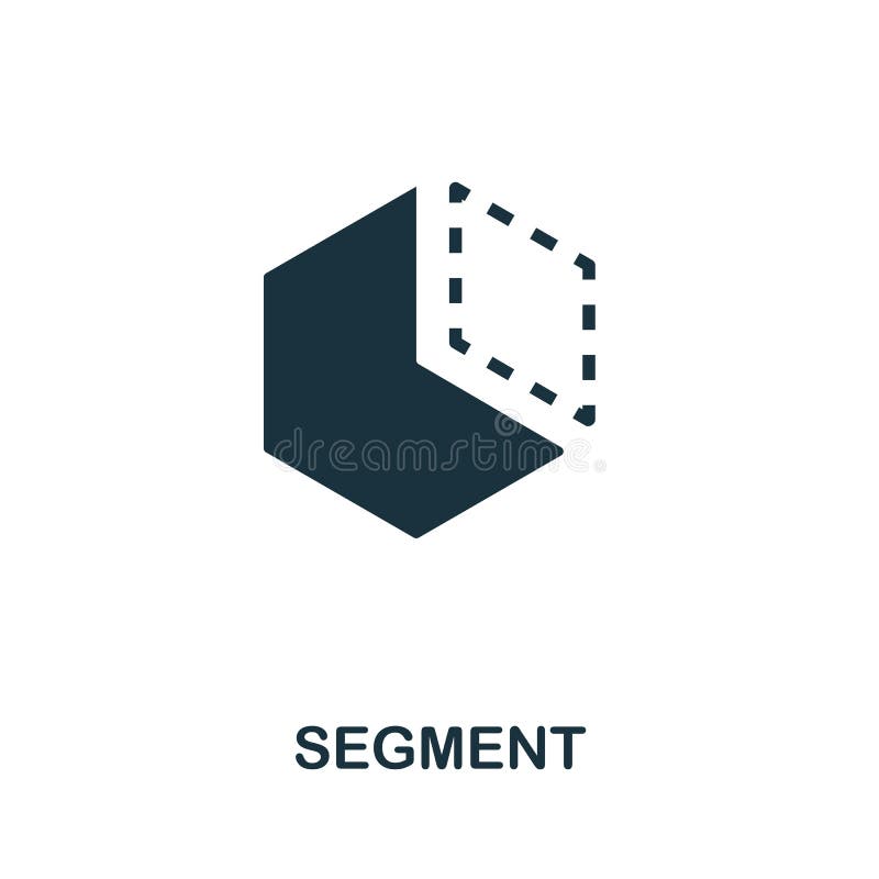 Segment Icon. Simple Creative Element. Filled Monochrome Segment Icon ...