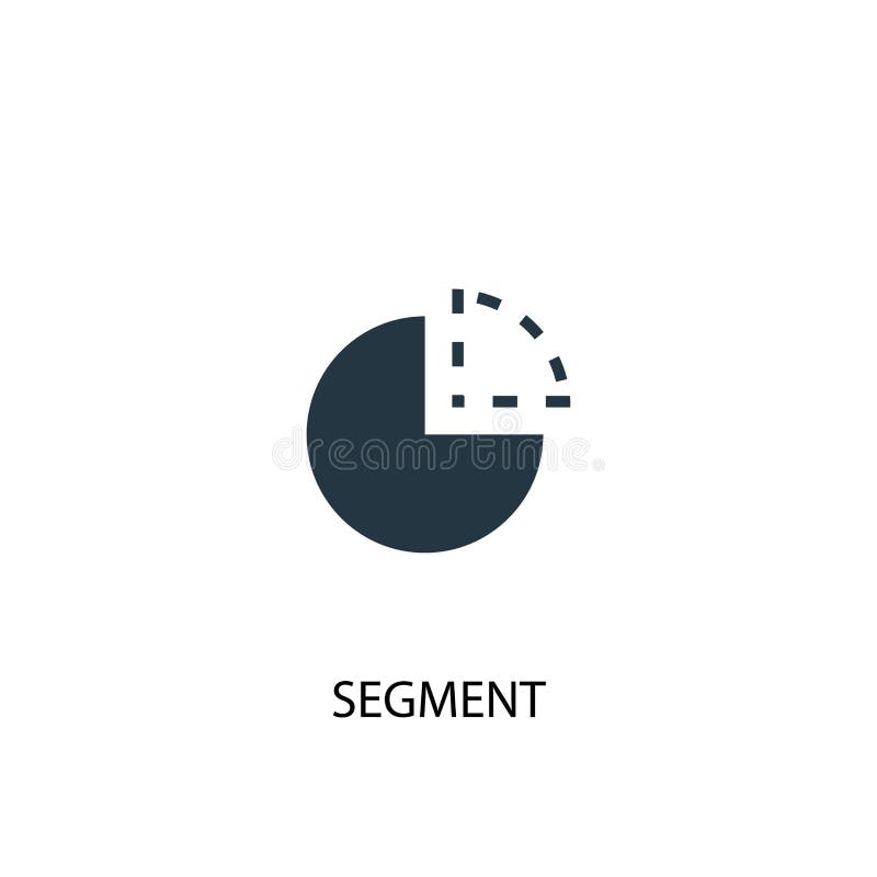 Segment Icon Vector Isolated on White Background, Segment Sign , Line and Outline Elements in ...