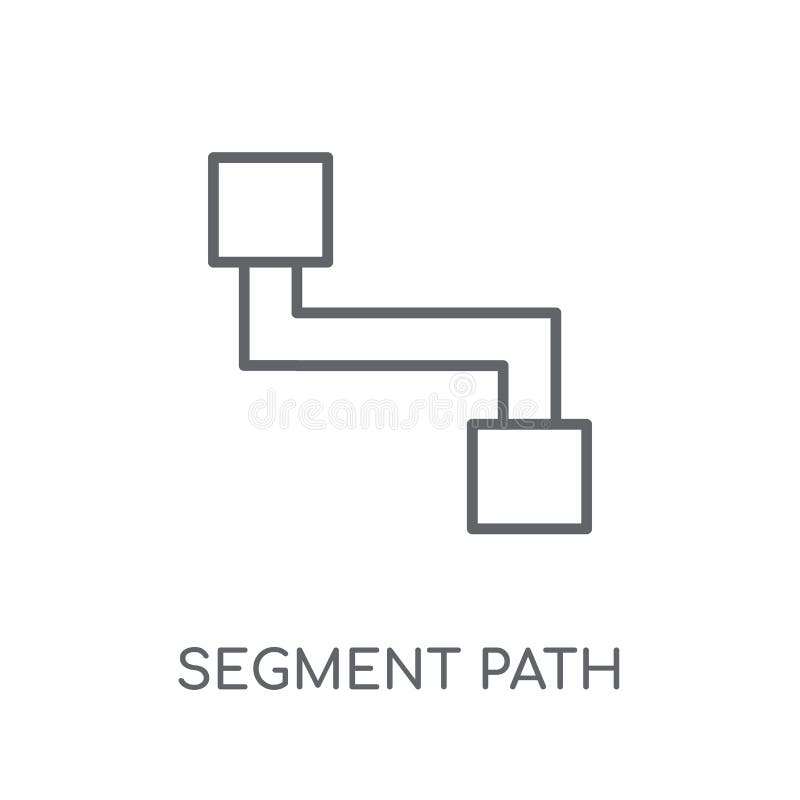 Path a To B Icon. Trendy Path a To B Logo Concept on White Background ...