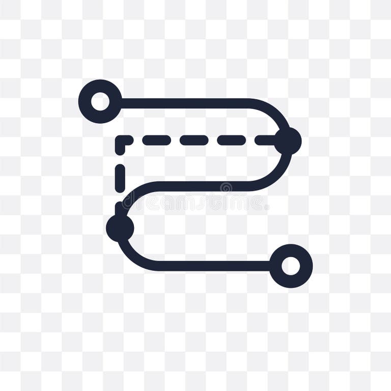 Segment Path Transparent Icon. Segment Path Symbol Design from M Stock ...