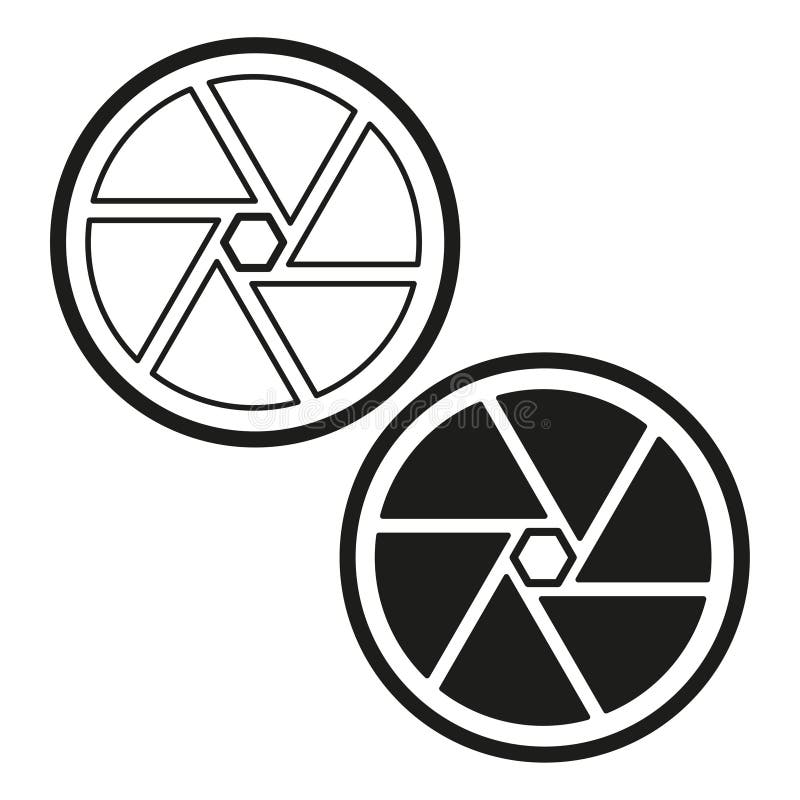 Segment Wheel Icon. Divided Circular Shapes. Vector Pie Chart Symbol ...