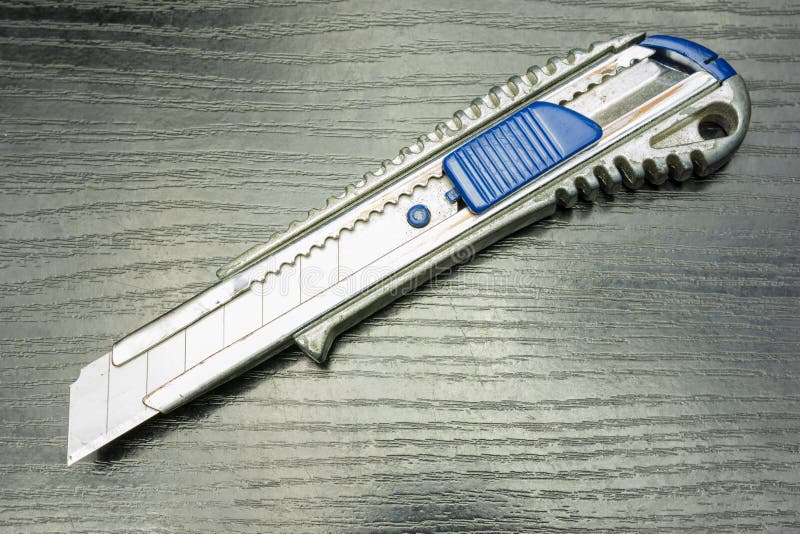 Segmented Blade Utility Knife Isolated Stock Image - Image of plastic ...
