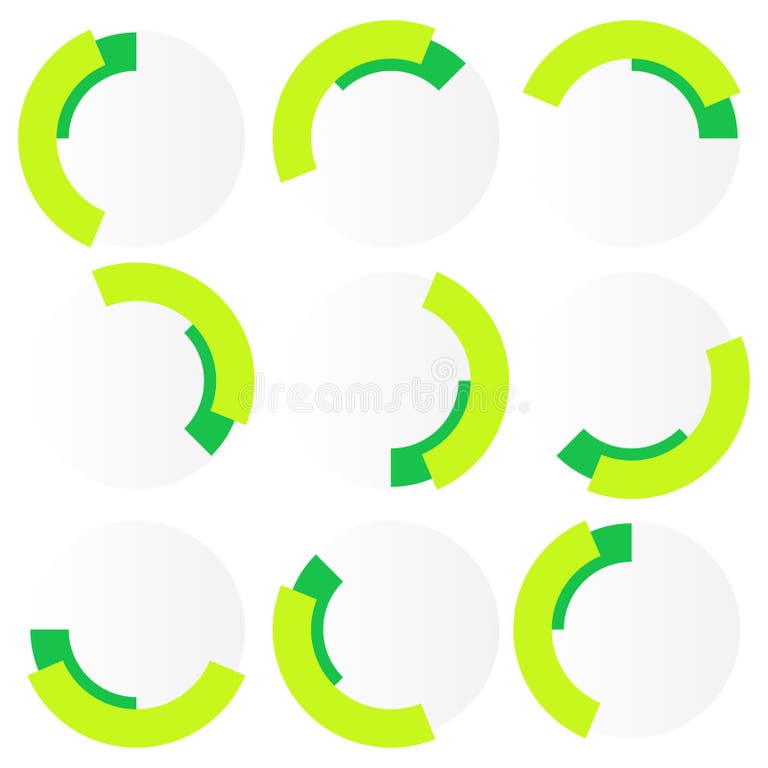 Segmented Circle, Circular Preloader, Buffer and Progress Bar ...