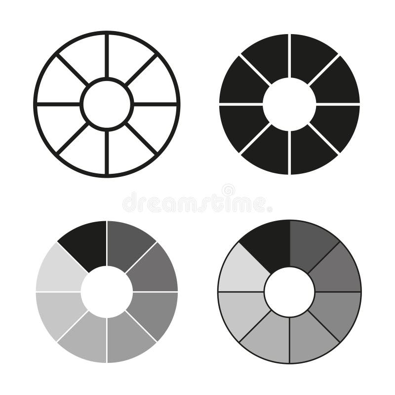Segmented Circle Stock Illustrations – 7,689 Segmented Circle Stock ...
