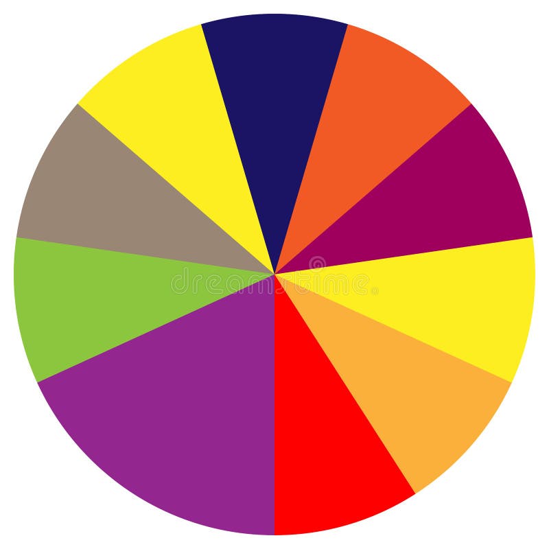 Segmented Circle Pie Graph, Pie Chart Infographics, Presentation ...