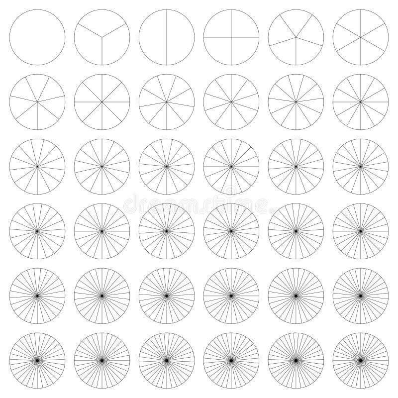 Segmented Circle Pie Graph, Pie Chart Infographics, Presentation Template Design Element from 1 ...
