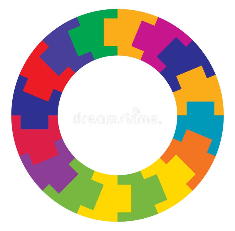 Segmented Circle(s) from 2 To 20 Parts. Circular Pie-chart, Pie-graph ...