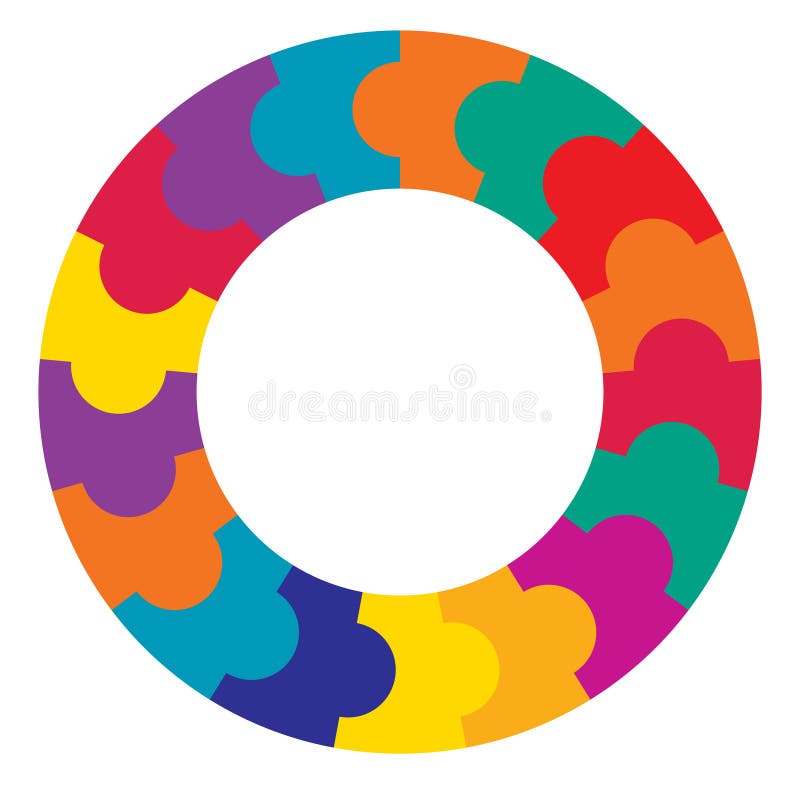 Segmented Circle(s) from 2 To 20 Parts. Circular Pie-chart, Pie-graph ...