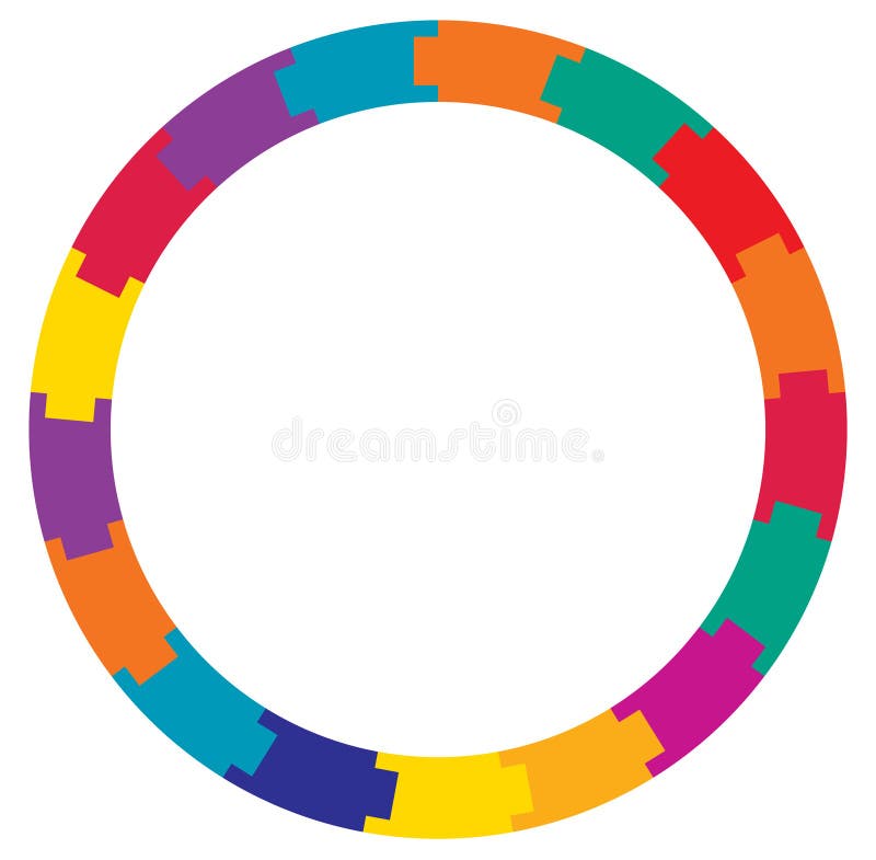 Segmented Circle(s) from 2 To 20 Parts. Circular Pie-chart, Pie-graph ...