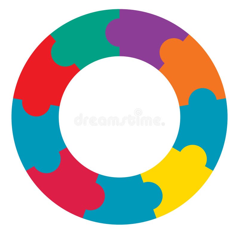 Segmented Circle(s) from 2 To 20 Parts. Circular Pie-chart, Pie-graph ...