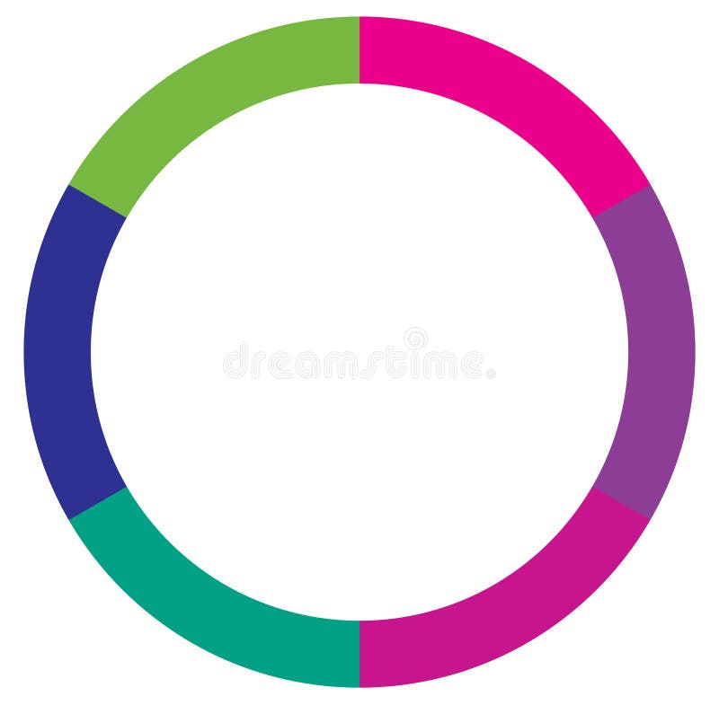 Segmented Circle(s) from 2 To 20 Parts. Circular Pie-chart, Pie-graph ...