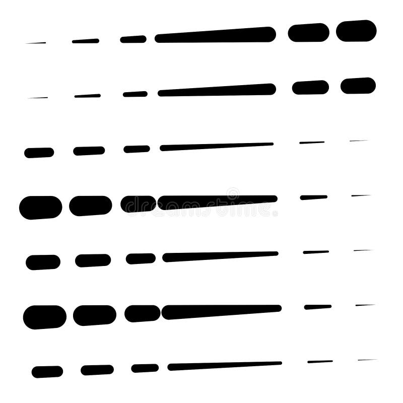 Segmented, Dashed Lines, Stripes Abstract Geometric Pattern. Irregular ...