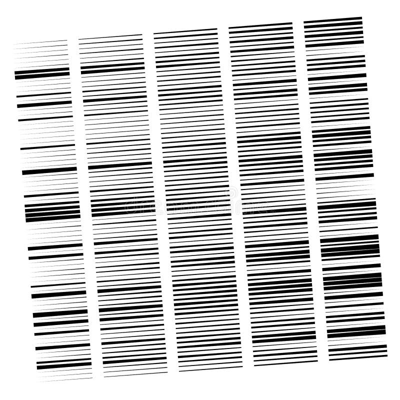 Segmented, Dashed Lines, Stripes Abstract Geometric Pattern. Irregular ...