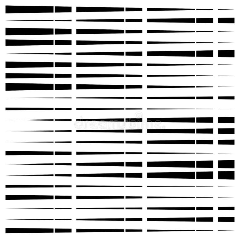 Segmented, Dashed Lines, Stripes Abstract Geometric Pattern. Irregular ...