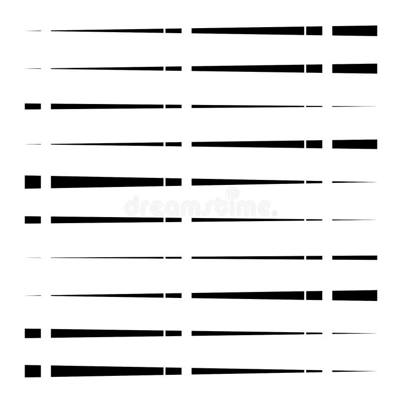 Segmented, Dashed Lines, Stripes Abstract Geometric Pattern. Irregular ...