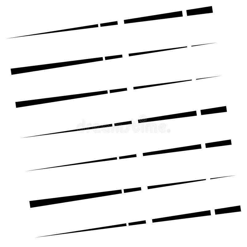 Segmented, Dashed Lines, Stripes Abstract Geometric Pattern. Irregular ...