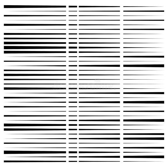 Segmented, Dashed Lines, Stripes Abstract Geometric Pattern. Irregular ...