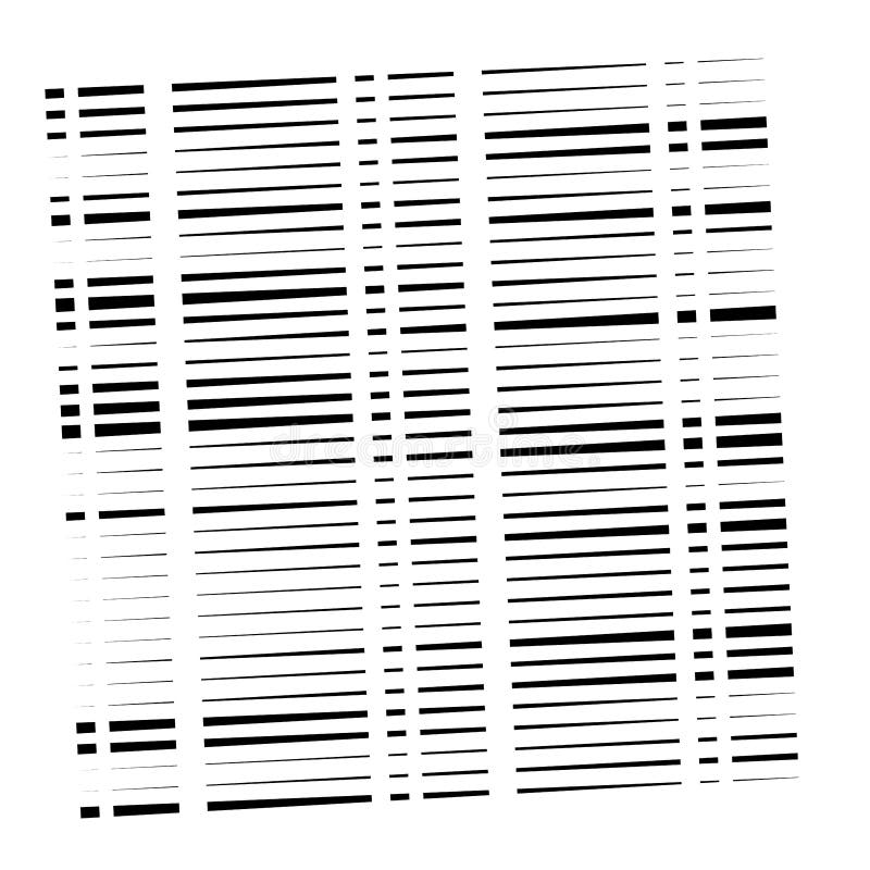 Segmented, Dashed Lines, Stripes Abstract Geometric Pattern. Irregular ...