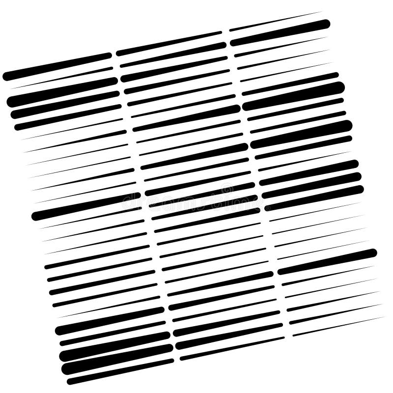 Segmented, Dashed Lines, Stripes Abstract Geometric Pattern. Irregular ...