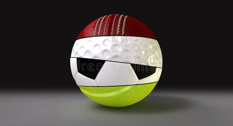 Segmented Round Sports Ball Stock Illustration - Illustration of tennis ...