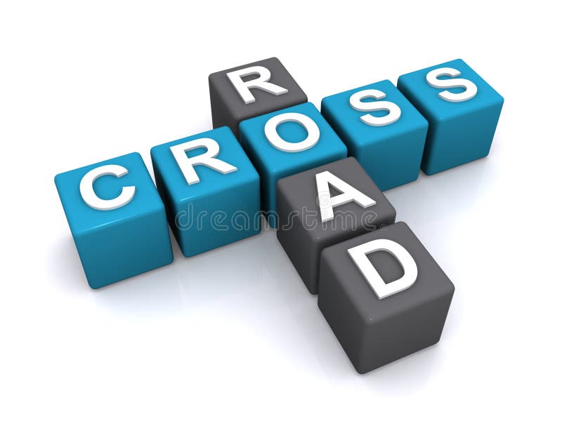 Segnale Stradale Dell'incrocio 3d Illustrazione di Stock ...