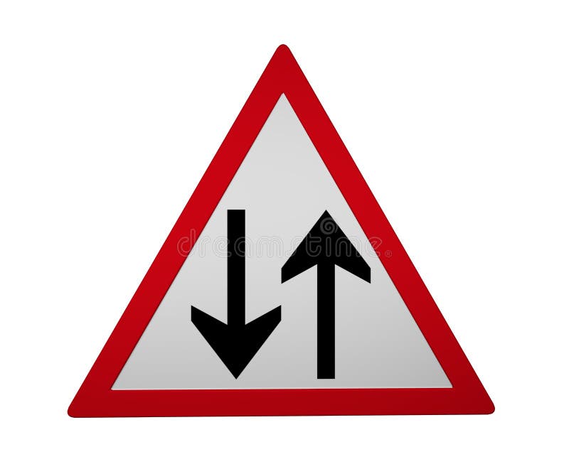 Segnale Stradale: Incrocio Con La Torcia Elettrica, Vista Laterale Del ...