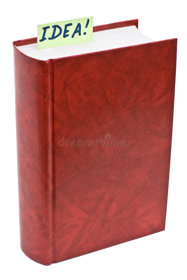 Segnalibro con Idea fotografia stock. Immagine di nota - 12788206