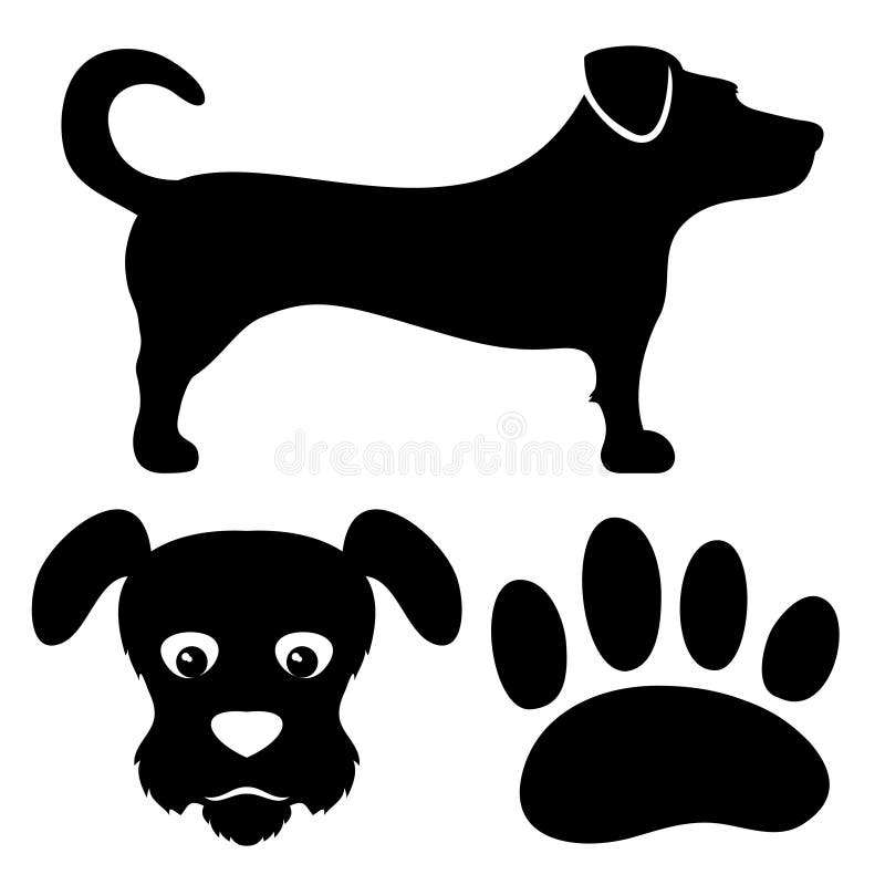 1197 Cani Stilizzati Immagine Di Un Cane Stilizzato Modello Bianco E ...